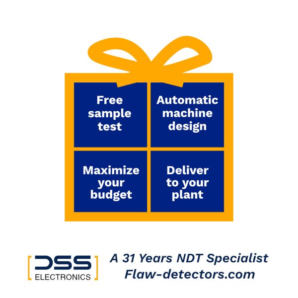 Quality Cylinder liner flaw detector semi-automatic eddy current testing NDT for sale