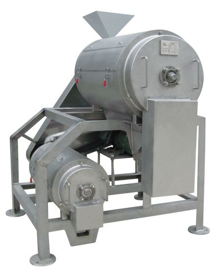 Quality High Speed Double Stage Fruit Pulper Machine 10TPH With 1300 * 1250 * 1400mm for sale