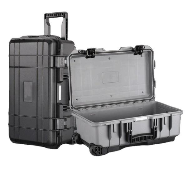 Quality IP67 Waterproof Hard Plastic Toolbox with Wheels for Mobility and Custom Color for sale