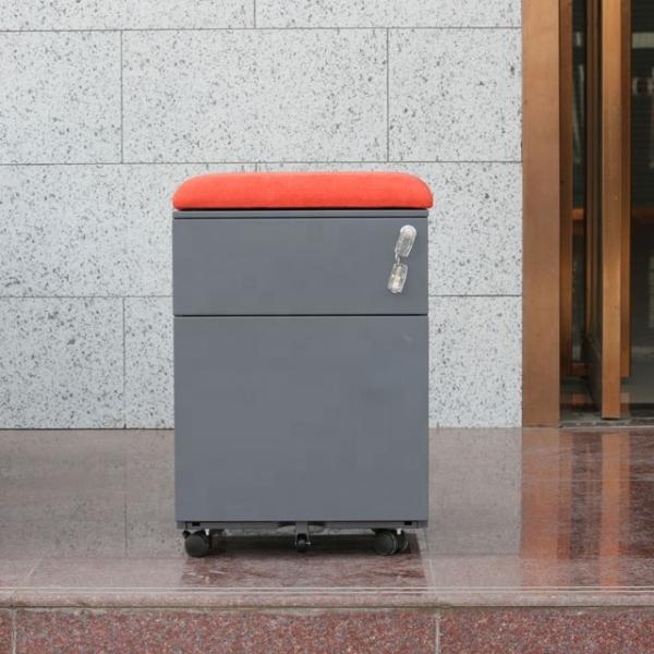 Quality File Storage 2 Drawer Full Steel Metal Mobile Pedestal for sale