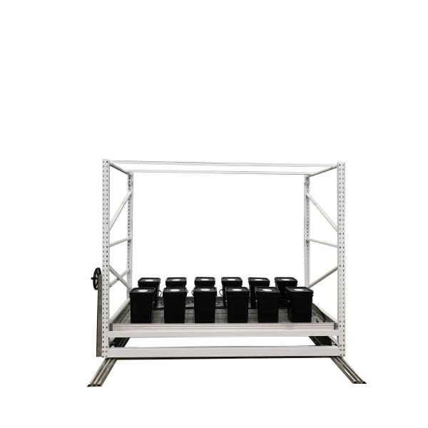 Quality ABS Multi Level Marijuana Hydroponic Growing Racks 90tg/M2 Hydroponic Shelves for sale