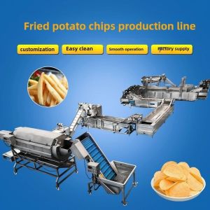 Quality Customizable Industrial Potato Chip Processing Line for Large Scale Production for sale