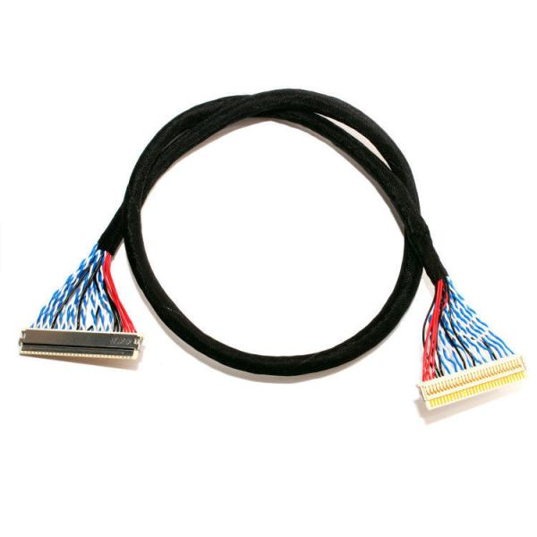 Quality Hirose Df19 Lvds Cable Assembly 30 Pin Lvds Wire Harness Lvds Display Connector for sale