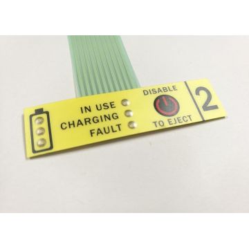 Quality Flexible PC / PET LED Membrane Switch Tactile Matel Dome with Long Tail for sale