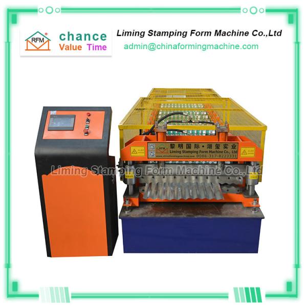 Quality Hot Sale Steel Metal Roofing Glazed Corrugated Tile Roofing Sheet Cold Roll Forming Making Machine for sale