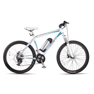 Quality AOWA Motorized Mountain Bike Electric Blue Off Road Electric Mountain Bike for sale