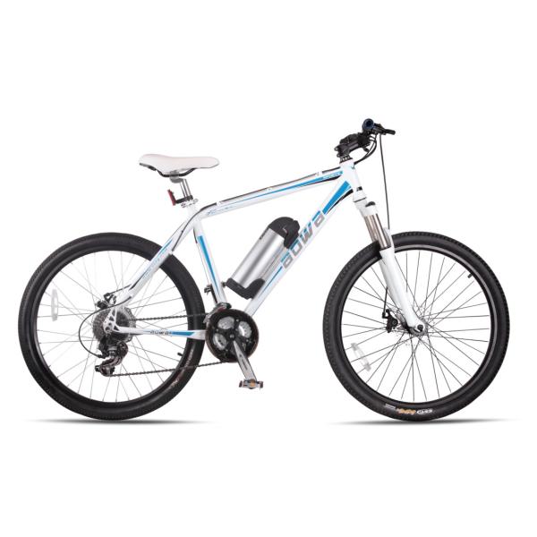 Quality AOWA Motorized Mountain Bike Electric Blue Off Road Electric Mountain Bike for sale