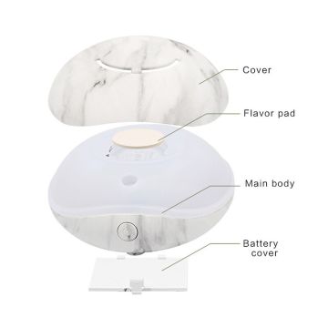 Quality USB Home Scent Waterless Essential Oil Aroma Diffuser Office Desktop Portable for sale