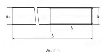 DIN 525 Fastener Hardware Weld Studs
