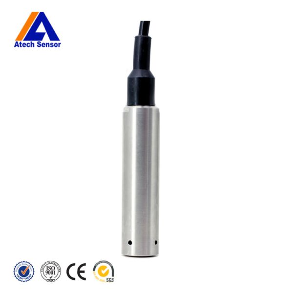 Quality Stainless Steel Submersible Level Sensor For Water Measurement 4-20mA 0-10V Output for sale