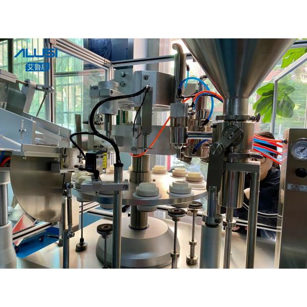 Quality 100-5000ml Bottle Liquid Filling Machine , Pneumatic Ointment Tube Filler for sale