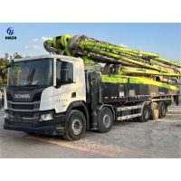 Quality Zoomlion Pump Truck ZLJ5540THBSF 67X-6RZ Manufactured In 2021 Used Construction for sale