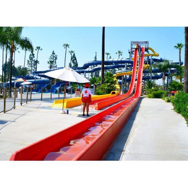 Quality Custom Speed Slide Outdoor Commercial Water Park Equipments Fiberglass Slides For Adult for sale