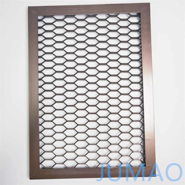 Quality Ceiling Architectural Metal Mesh Screen Wire Grille Inserts For Cabinets OEM for sale