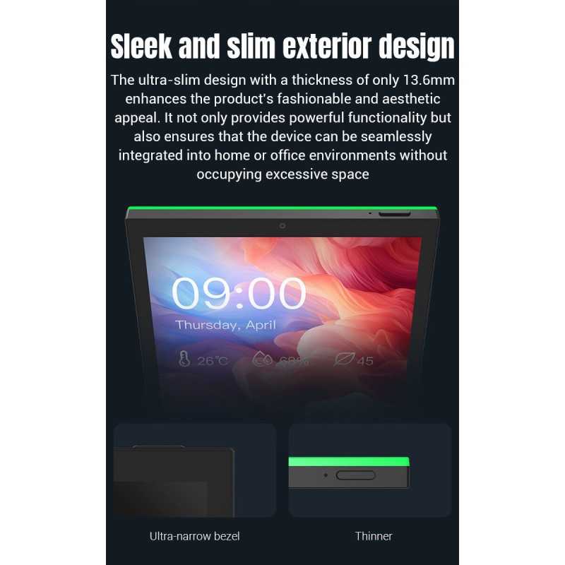 Smart home tablets display