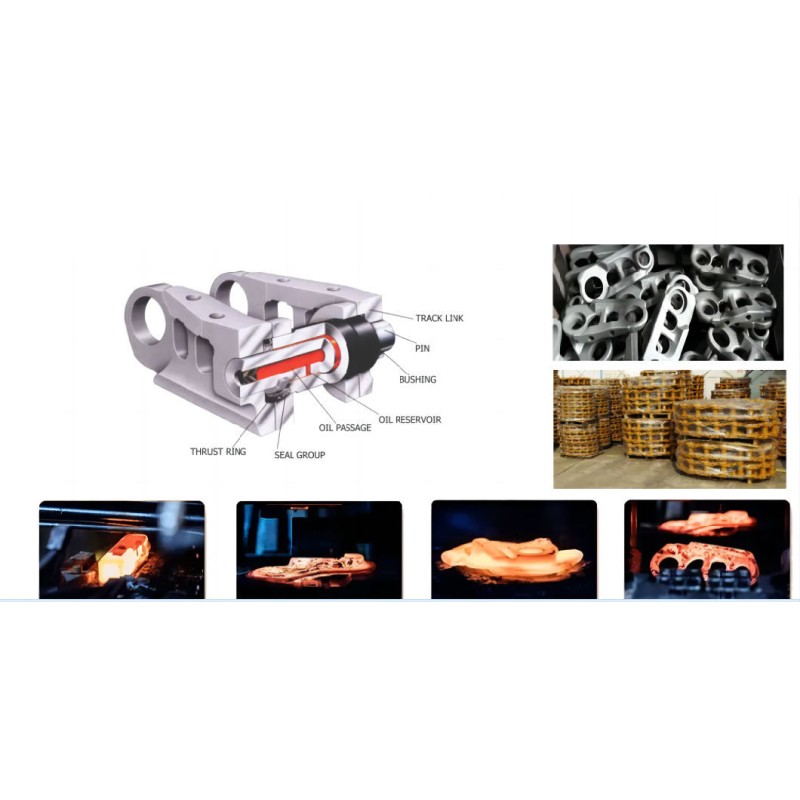 Excavator Undercarriage Parts Track Chain Assembly Track Link