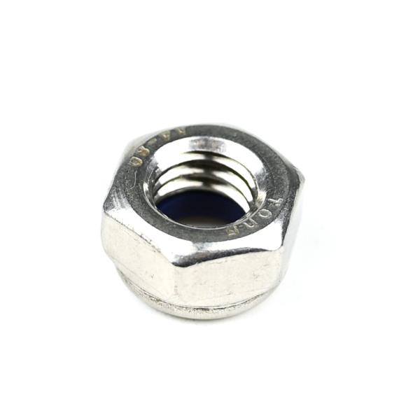 Quality Hexagon Bule Nylon Insert Self Locking Nut Payment Term T/T Stainless Steel 304 for sale