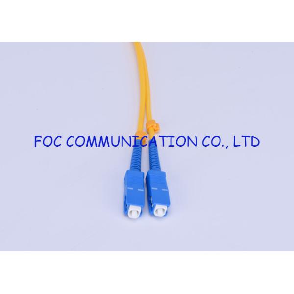 Quality Indoor Type Fiber Optic Patch Cord SC To ST G.652D SM Duplex With LSZH Jacket for sale