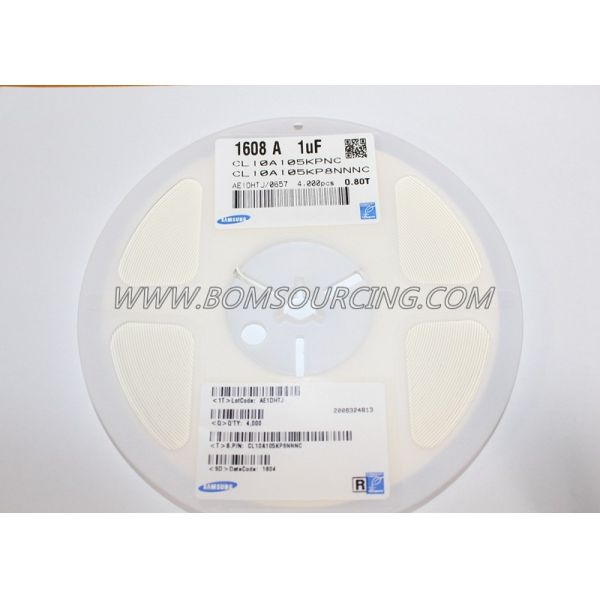Quality 10V 1uF Surface Mount Ceramic Capacitor Size 0603 CL10A105KP8NNNC for sale