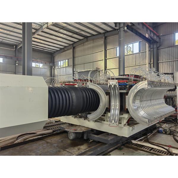 Quality Polythene Single Or Double Wall Corrugated Pipe Production Line for sale