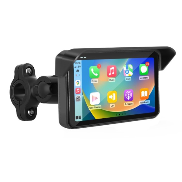 Quality Motorcycle GPS Navigation Systems 5 Inch Motorcycle Carplay GPS Navigation Screen Moto Android Auto Touch Display Quick Easy Removal of Anti-theft for sale
