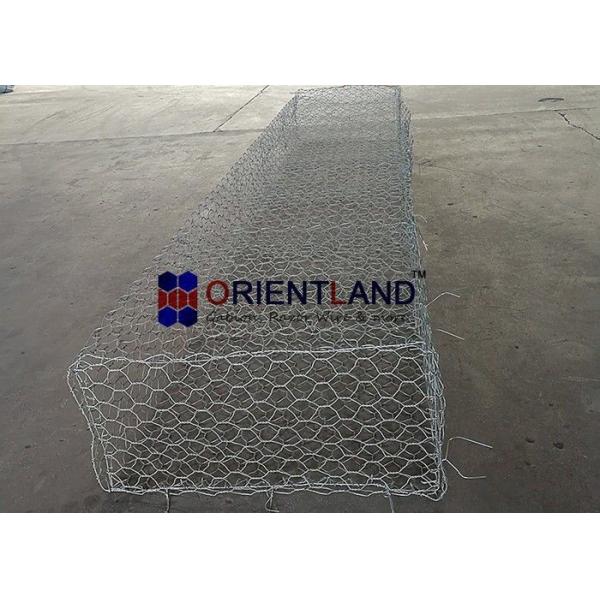 Quality Double Twisted Hexagonal Mesh 60×80mm Gabion Wire Baskets for sale
