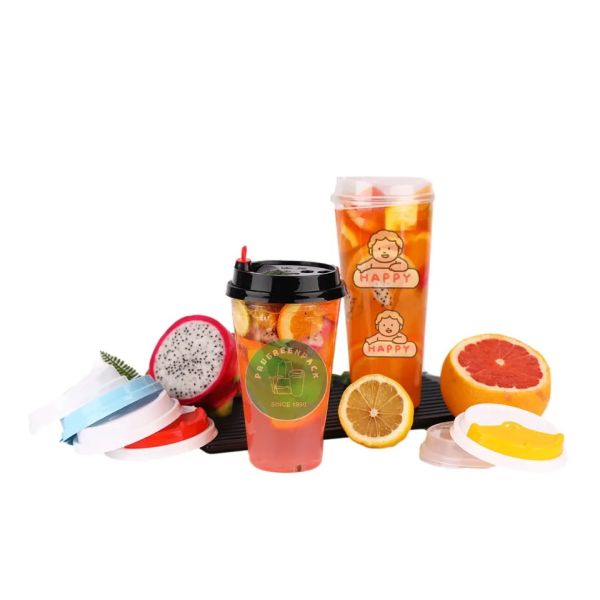 Quality Modern PET Cool Plastic Drinking Cups Smooth Surface for sale