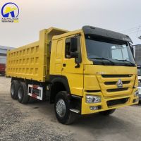 Quality 2019 HOWO 25 Ton 20m3 Dump Truck Dimensions One Sleeper Cab with A/C and Hc16 for sale