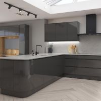 Quality Offers Customized High Glossy Kitchen Cabinet for Renovation of Old Apartment for sale