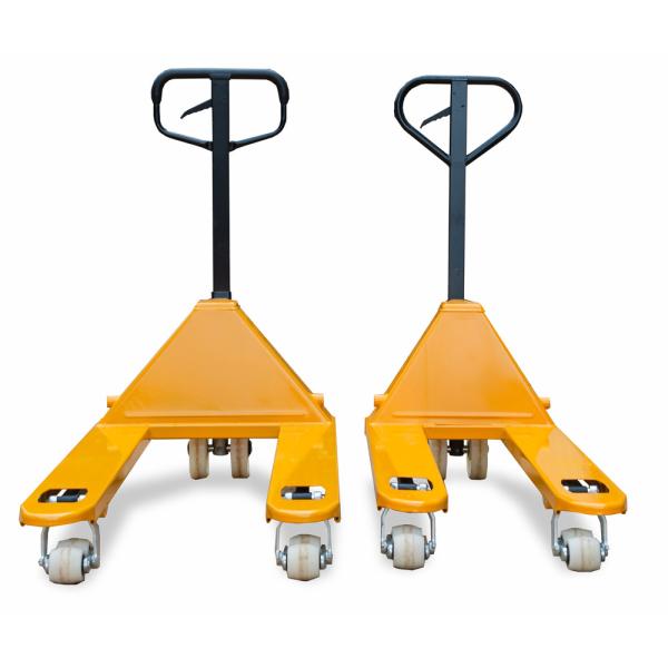 Quality 68kg 550x1220mm Pu Wheel Manual Hydraulic Hand Pallet Truck Jack for sale