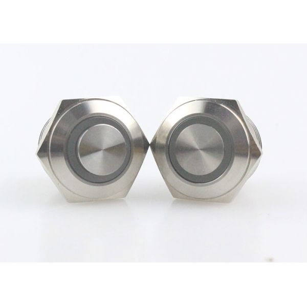 Quality 16mm Push Button Switch LED Illuminated Ring Type 12V 24V Customized Available for sale