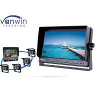 Quality 10 inches Quad Stand alone Vehicle LCD Monitor Screen for Vehicle Security for sale