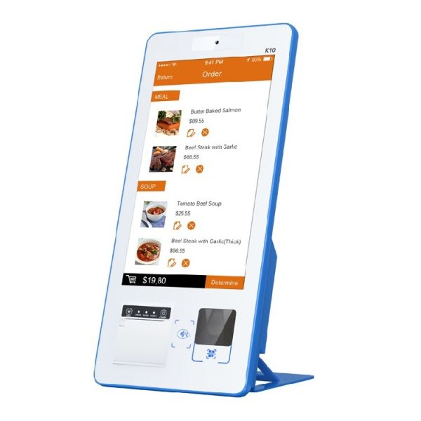 Quality 15.6 Inch Self Service Ordering Kiosk , Online Payment Machine for Restaurant for sale