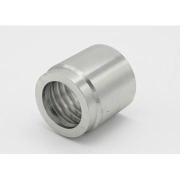 Silver / Golden Hydraulic Hose Fitting , Hydraulic Pipe Fittings Galvanized Zinc