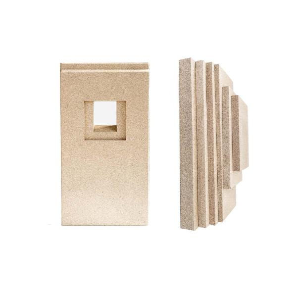 Quality 0.11-0.29W/M.K Refractory Insulation Board With SiO2 Chemical Composition for sale