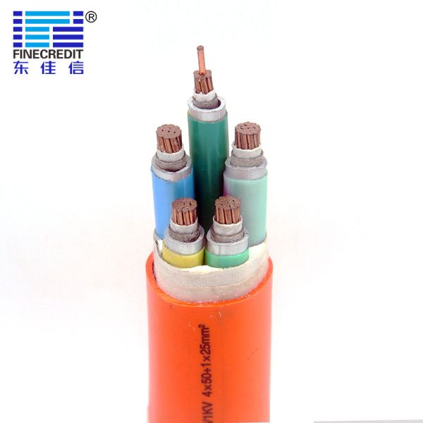 Quality Underground 0.6/1KV 5 Core Mineral Insulated Cable DJX Electrical Fireproof Cable for sale