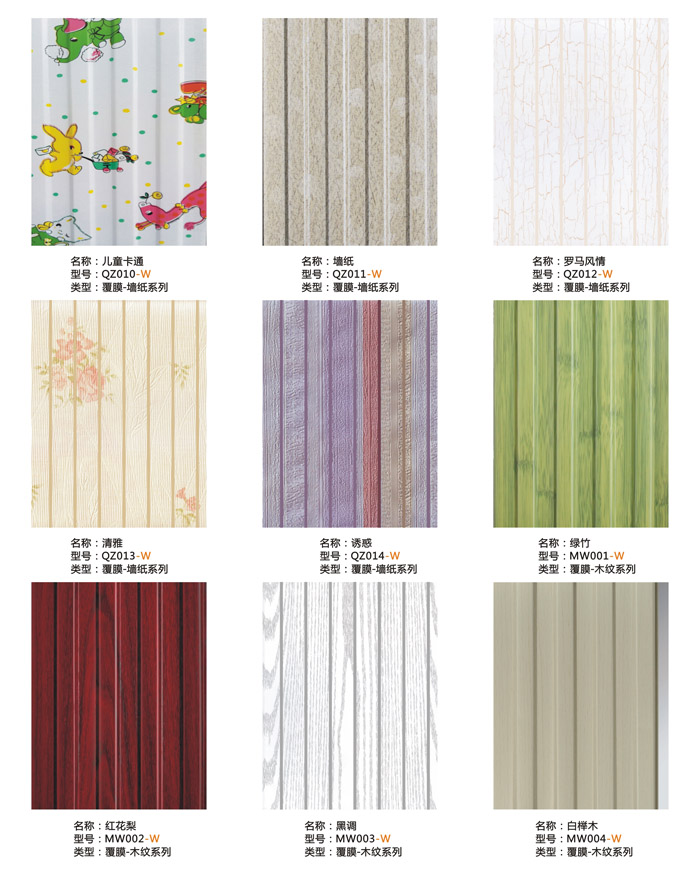 Product show of Integrated wall decoration panel
