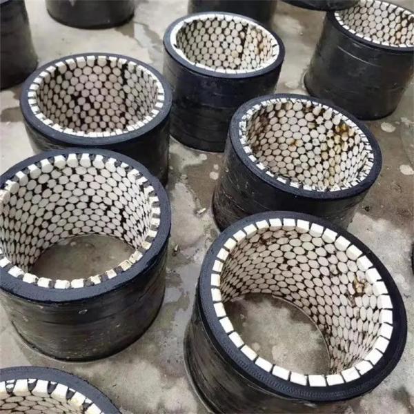 Quality Flexible Dredging Ceramic Hose Pipe And Bends Rubber Lined for sale