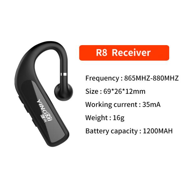 Quality Compact R8 wireless tour guide systems long battery life lightweight design for sale