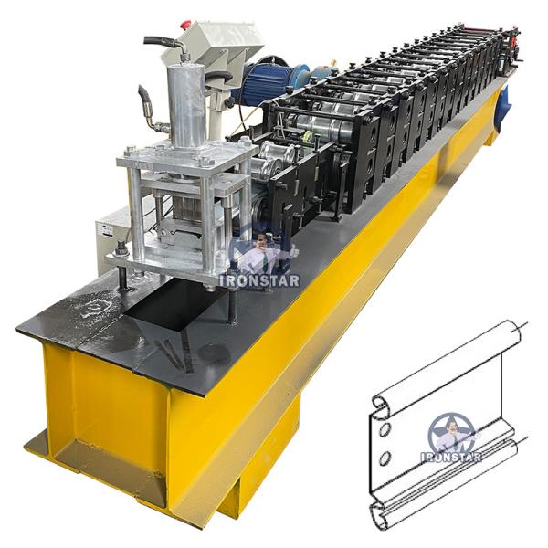 Quality “Perforated Door Shutter Roll Forming Machine with 3-Ton Manual Decoiler & for sale