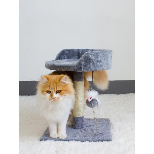 Quality 34cm Interactive Sisal Cat Scratching Post for sale