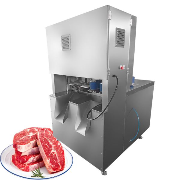 Quality Customized Frozen Beef Block Slicing Chicken Chuck Cutting Machine With 8 Pcs for sale