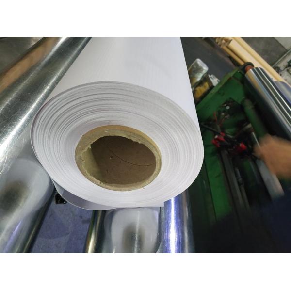 Quality Glossy 1.02m PVC Frontlit Flex Banner Roll Temperature resistant for sale