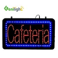Quality Genilight Indoor 22*13inch DC12V Safe Voltage Sale Logo Neon Advertising Window for sale