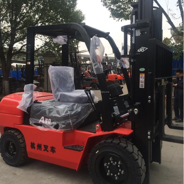 Quality Hangcha A30 3 Ton Diesel Forklift with 45kw Engine and Excellent Condition by for sale
