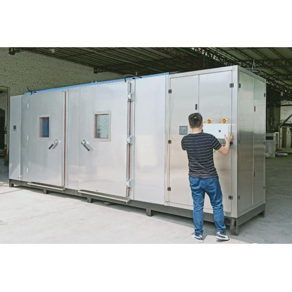 Quality Water Cooled Walk In Test Chamber AB Chamber Separate Control 380V for sale