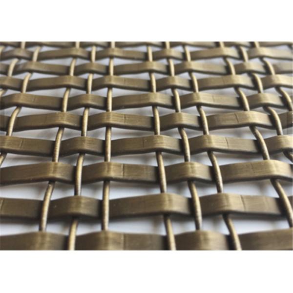 Quality Antique Plated finished Flat Architectural Wire Mesh For Cabinet Decoration for sale