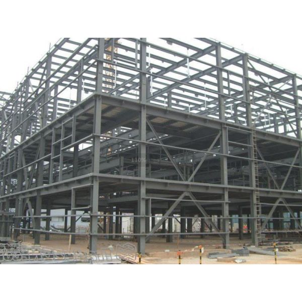 Quality Three Floors Light Steel Frame Construction for sale
