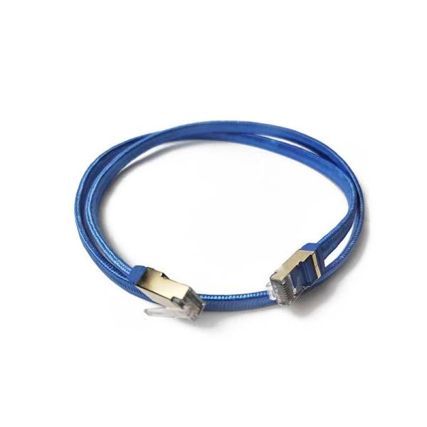 Quality Gigabit Braided Network Cat6A Ethernet Patch Cable 500MHz 23/24//26AWG for sale