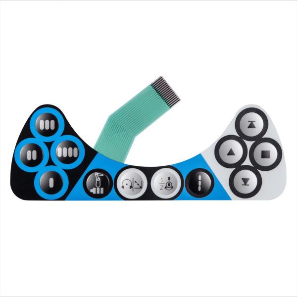 Quality Customized graphics overlay Membrane switch keyboard for sale